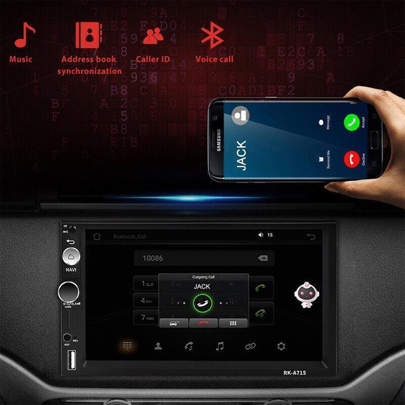 7"Android 10.0 Reversing 2Din Car Radio Stereo Carplay GPS Wifi 4+64G ...