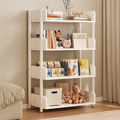4Tier Wooden Storage Shelf Bookcase Shelving Display Storage Unit ...