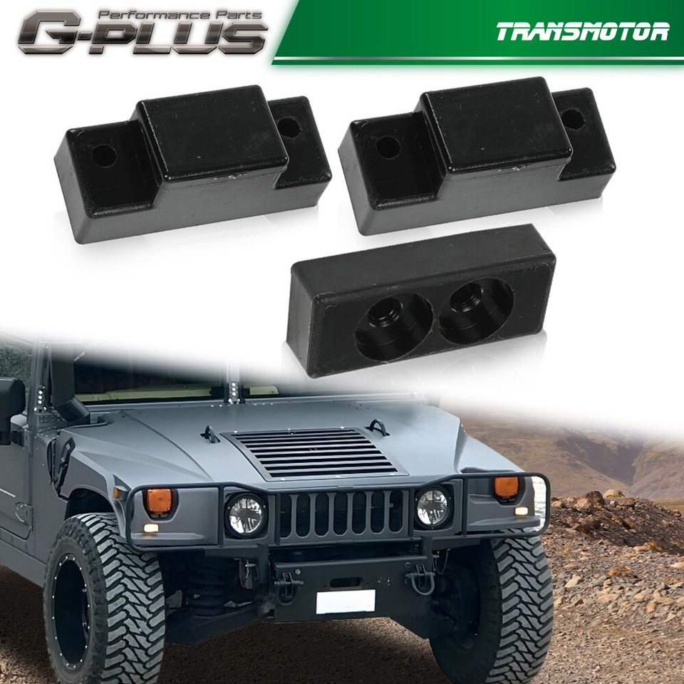 Fit For Hummer, Humvee, Hood Bumper Set 1233888 & 12338896 Black ...