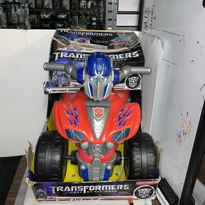 Transformers Dark Of The Moon Optimus Prime ATV Ride-On Ages 3+ Max 44 ...