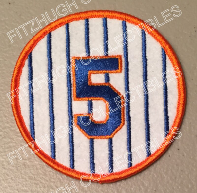 DAVID WRIGHT NEW YORK METS JERSEY RETIRED NUMBER 5 QUALITY PATCH | eBay