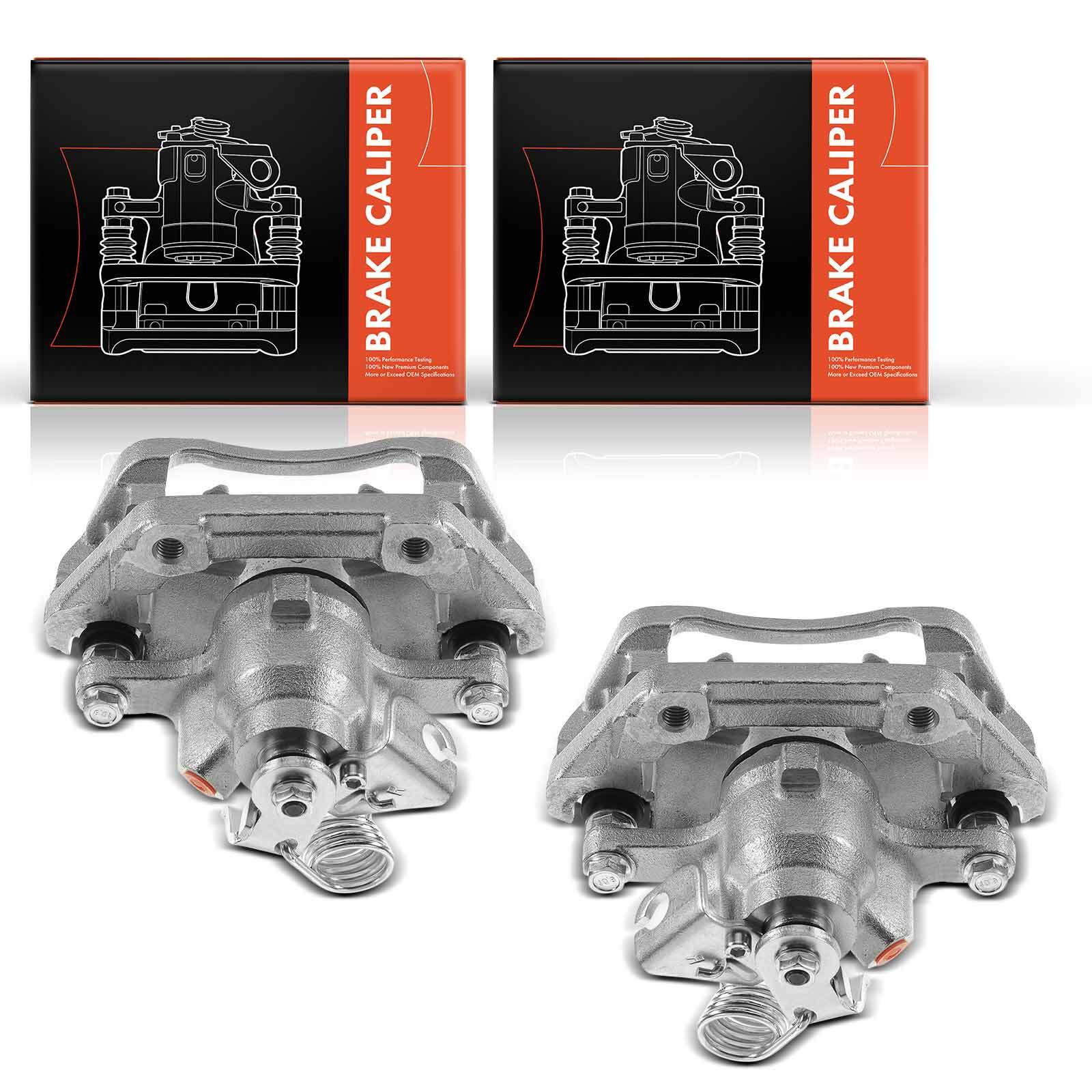Pair Rear Brake Calipers with Bracket for Ford Explorer 2011-2019 ...