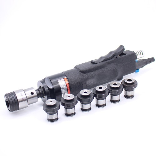 Air Drill Tapper Tool Quickly Pneumatic Tapping Machine 6pc Chucks(M3 ...