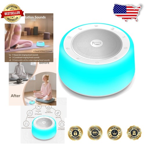 Tibetan Singing Bowls Sound Machine - 11 Sounds, Timer & Touch Control ...