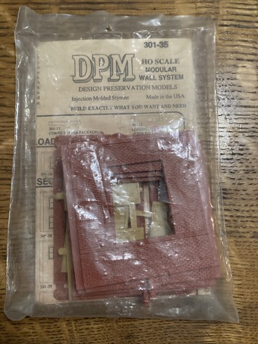 Design Preservation Models DPM Ho Scale Modular Wall System 301-35 | eBay