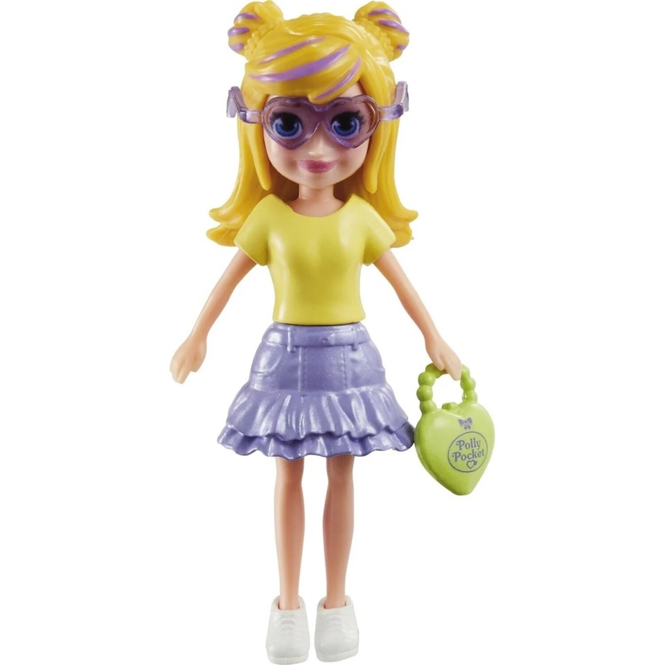 POLLY POCKET ACTIVE POSE DOLLS 9cm TRENDY OUTFIT ACCESSORIES SHANI LILA ...