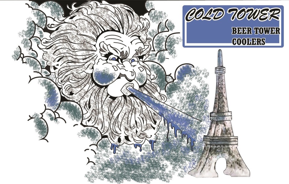COLDTOWER Kegerator Beer Tower Cooler/Kegerator Fan - Universally ...