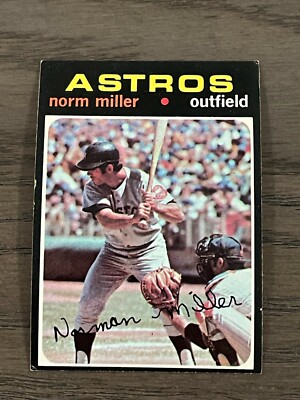 1971 Topps Norm Miller #18 Houston Astros | eBay