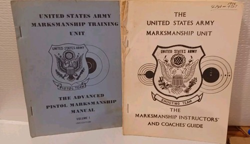 VINTAGE 2 US Army Marksmanship Training Unit Pistol Marksmanship ...