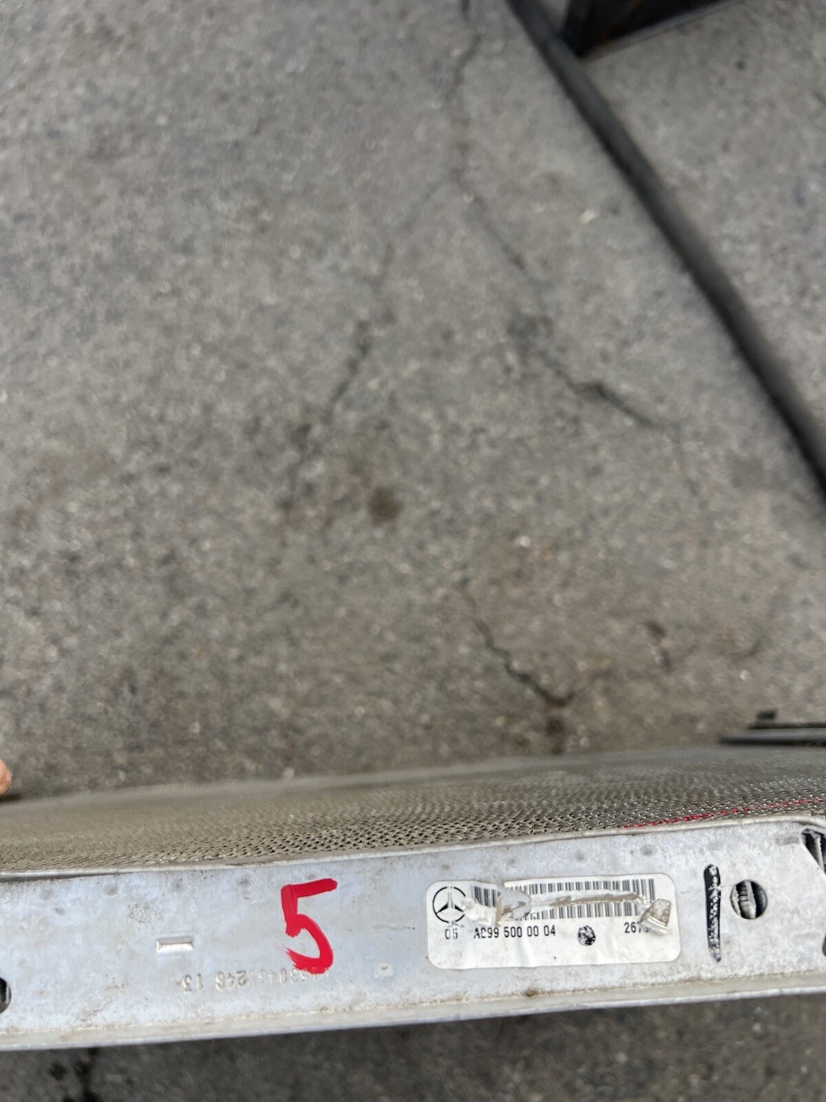 12-16 MERCEDES BENZ W166 Ml GL GLE Class Radiator OEM Genuine # 099 500 ...