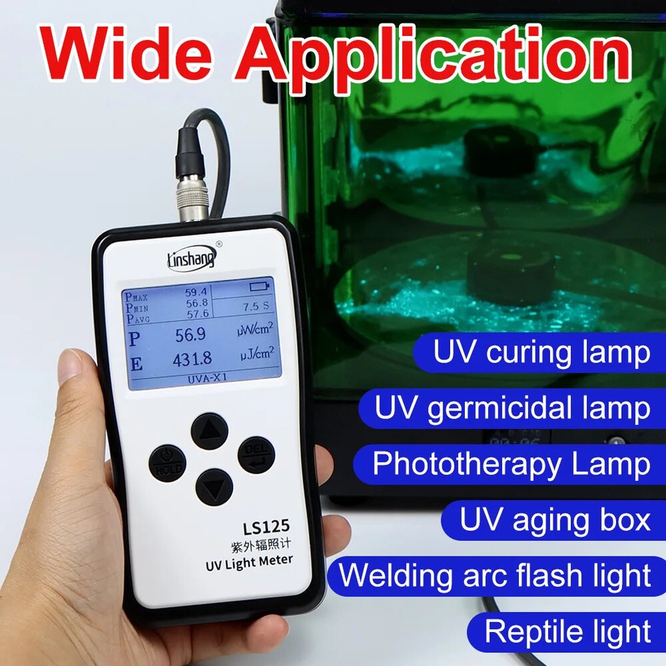 Uv Tester Ultraviolet Light Meter Radiometer Uva Uvb Light Sources ...