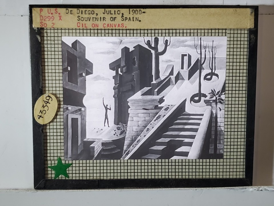 Souvenir of Spain, Julio De Diego, Magic Lantern Glass Slide | eBay