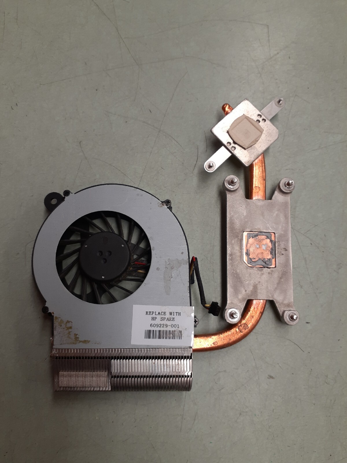 HP G56 Series Cooling Heatsink and Fan 609229-001 3max3tatp50 for sale ...