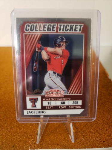 2022 Panini Elite Extra Edition College Ticket Optic Jace Jung Rookie ...