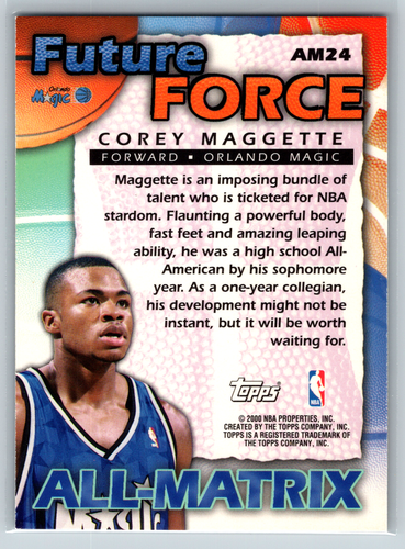 1999-00 Topps - All-Matrix #AM24 Corey Maggette (RC) for sale online | eBay
