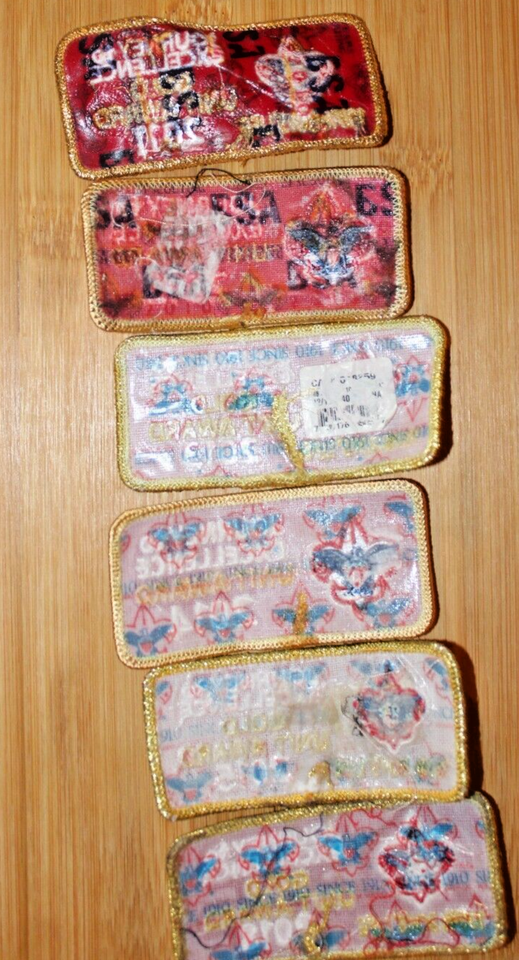 Boy Scouts of America BSA Patches lot of 6 journey to Excellence 2011 ...