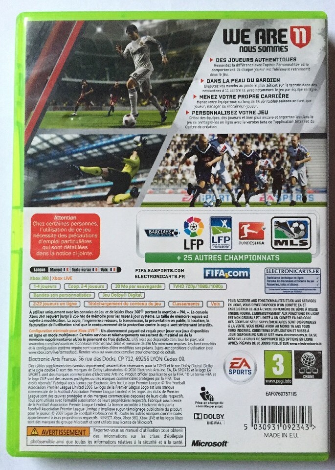 Fifa 11 Xbox 360 | eBay