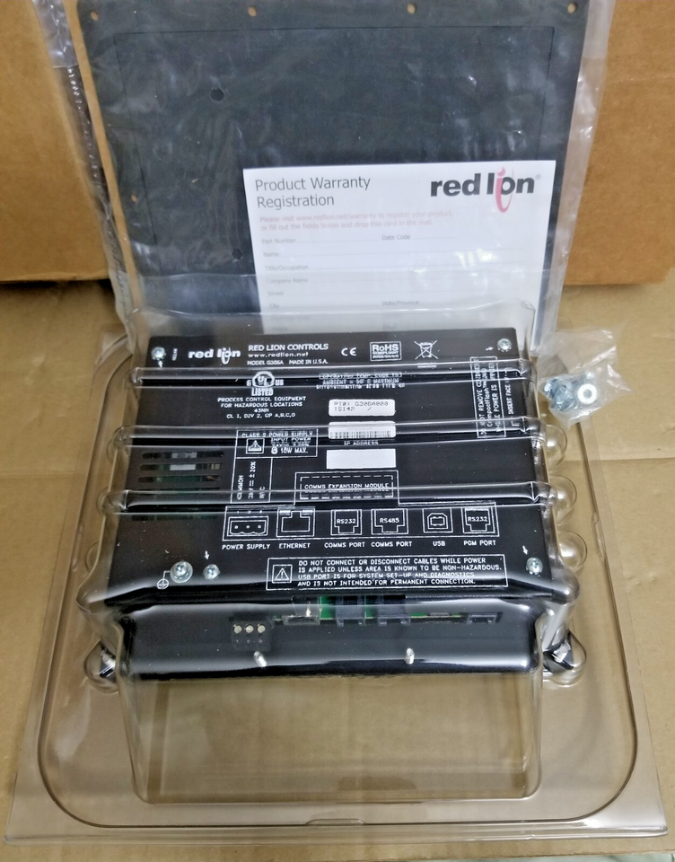 Surplus NEW SEALED BOX Red Lion Controls G306A000 24VDC Operator ...