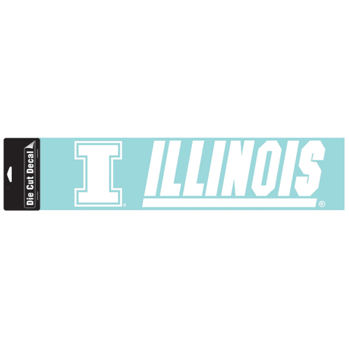 University of Illinois Illini Window Decal Car Strip | eBay
