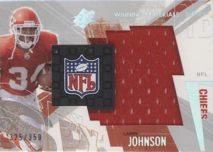 2003 SPx - Winning Materials Jersey Larry Johnson #NFL-LJ Nfl /350 (MEM ...