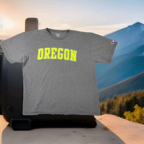 Oregon Ducks Shirt Men's XXL 2XL Grey Classic Graphic Crew Neck ...