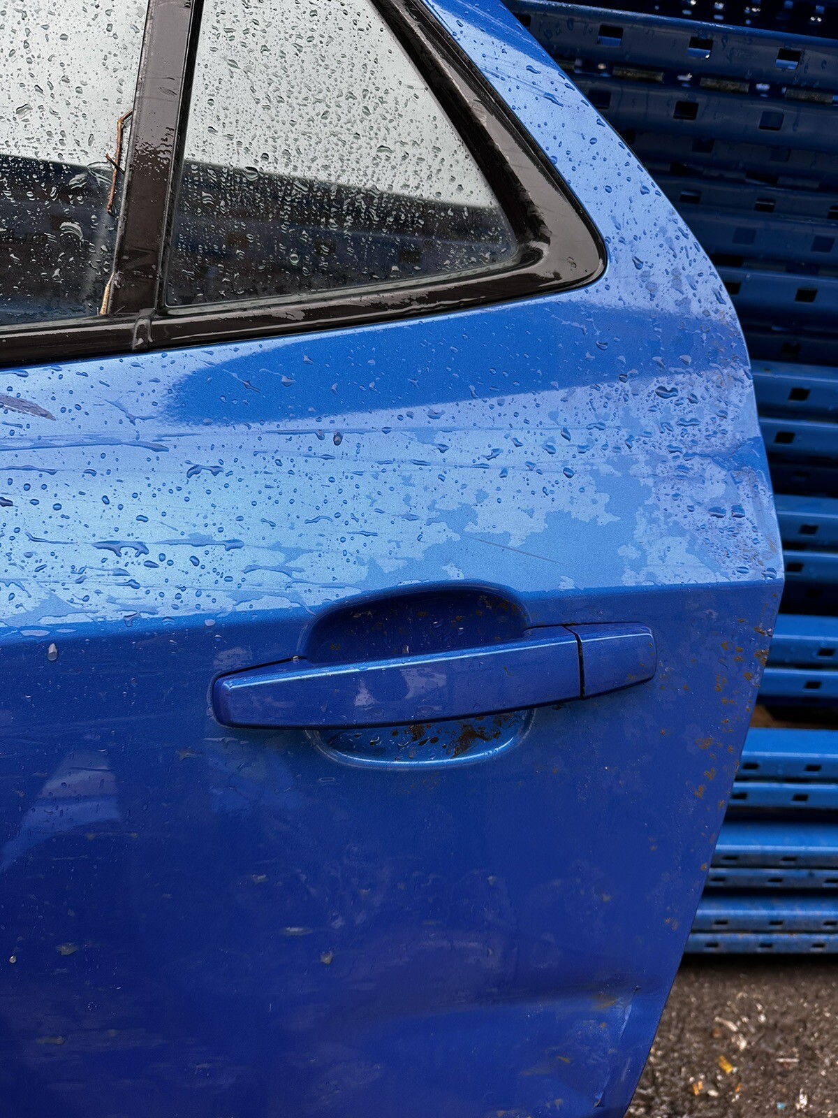 Vauxhall Mokka x passenger side rear door blue 2018 Damaged | eBay UK