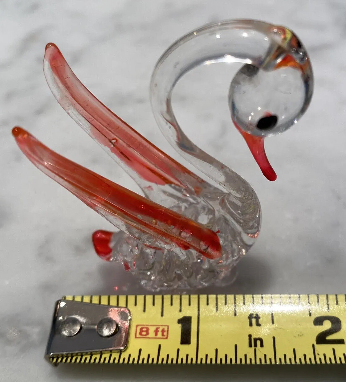 Vtg Art Glass Fish Swan Frog Octopus Alligator/ Crocodile Hand Blown ...