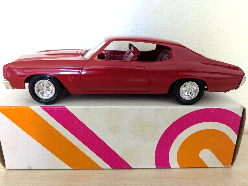 *LNIB RARE VINTAGE 1972 CHEVY CHEVELLE SS PROMO MODEL *ORIGINAL BOX ...