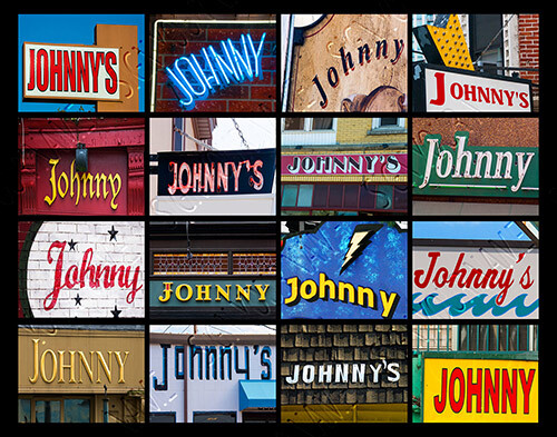 JOHNNY Name Poster featuring photos of actual signs | eBay