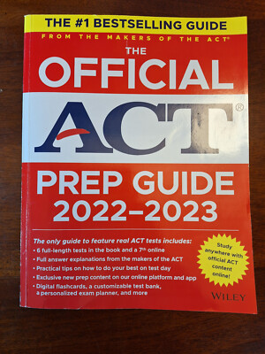 The Official ACT Prep Guide 2022-2023 (Includes Practice Tests and Keys ...