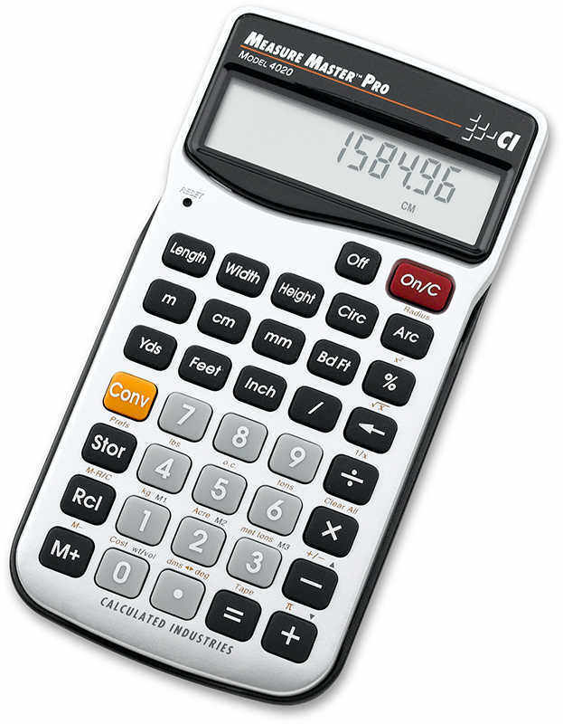 Calculated Industries Measure Master Pro Calculator 98584040208| eBay
