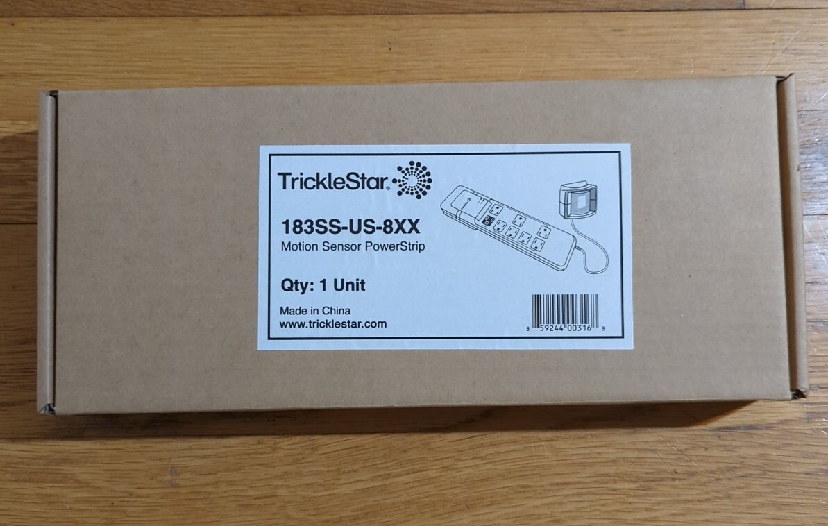 TrickleStar+Motion+Sensor+PowerStrip+8+Outlet+1080+Joules+183ss-us-8xx ...