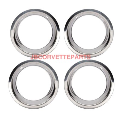 1969 thru 1982 Corvette Rally Wheel Trim Rings Set 15x8 | eBay