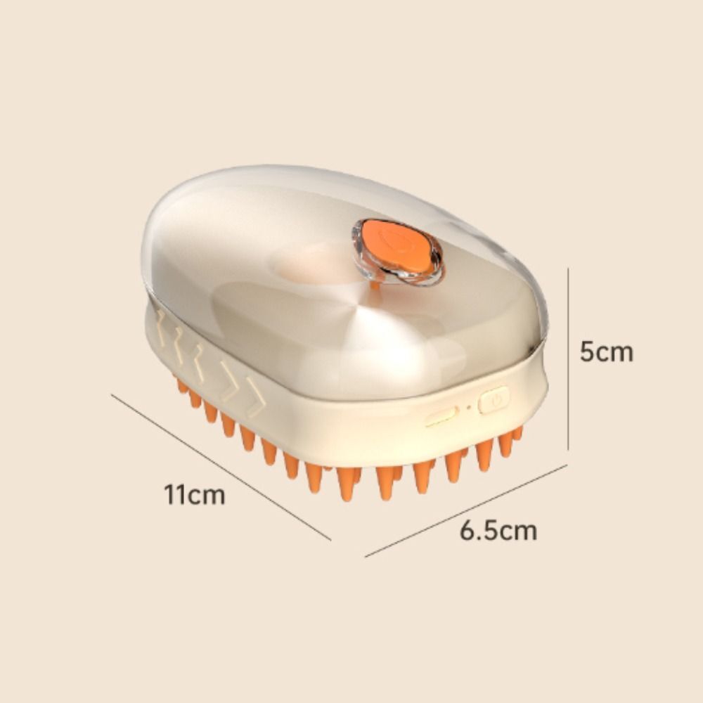 Anti Flying Hair Cat Steam Brush Electric Pet Spray Massage Brush Pet ...
