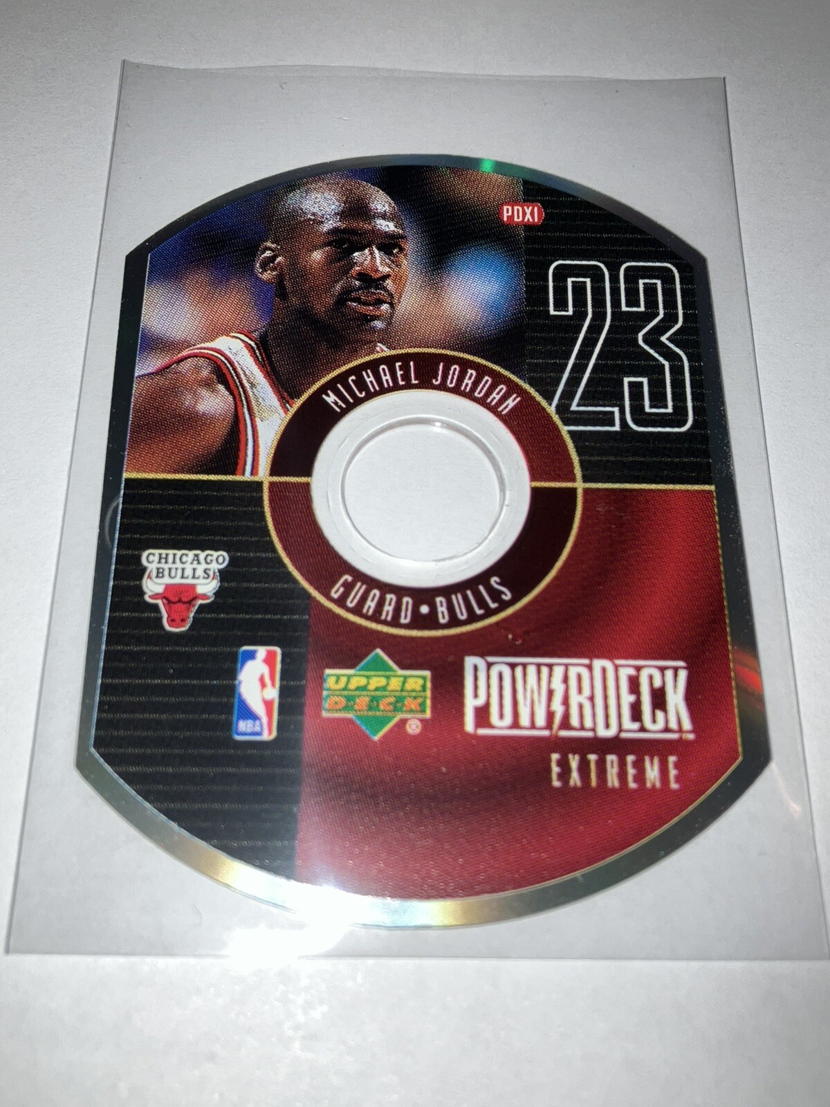 Michael Jordan CD-ROM Upper Deck Powerdeck Extreme #PDX1 Chicago Bulls ...