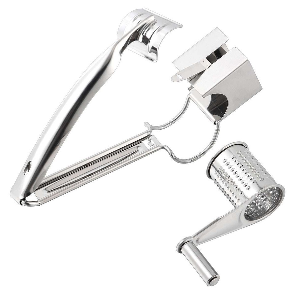 Stainless Steel Hand-Cranked Rotary Cheese Grater Ginger Shredder ...