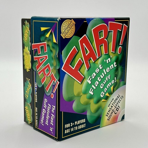 Fart The Fast & Flatulent Card Game 2009 With CD 100% Complete In Box ...