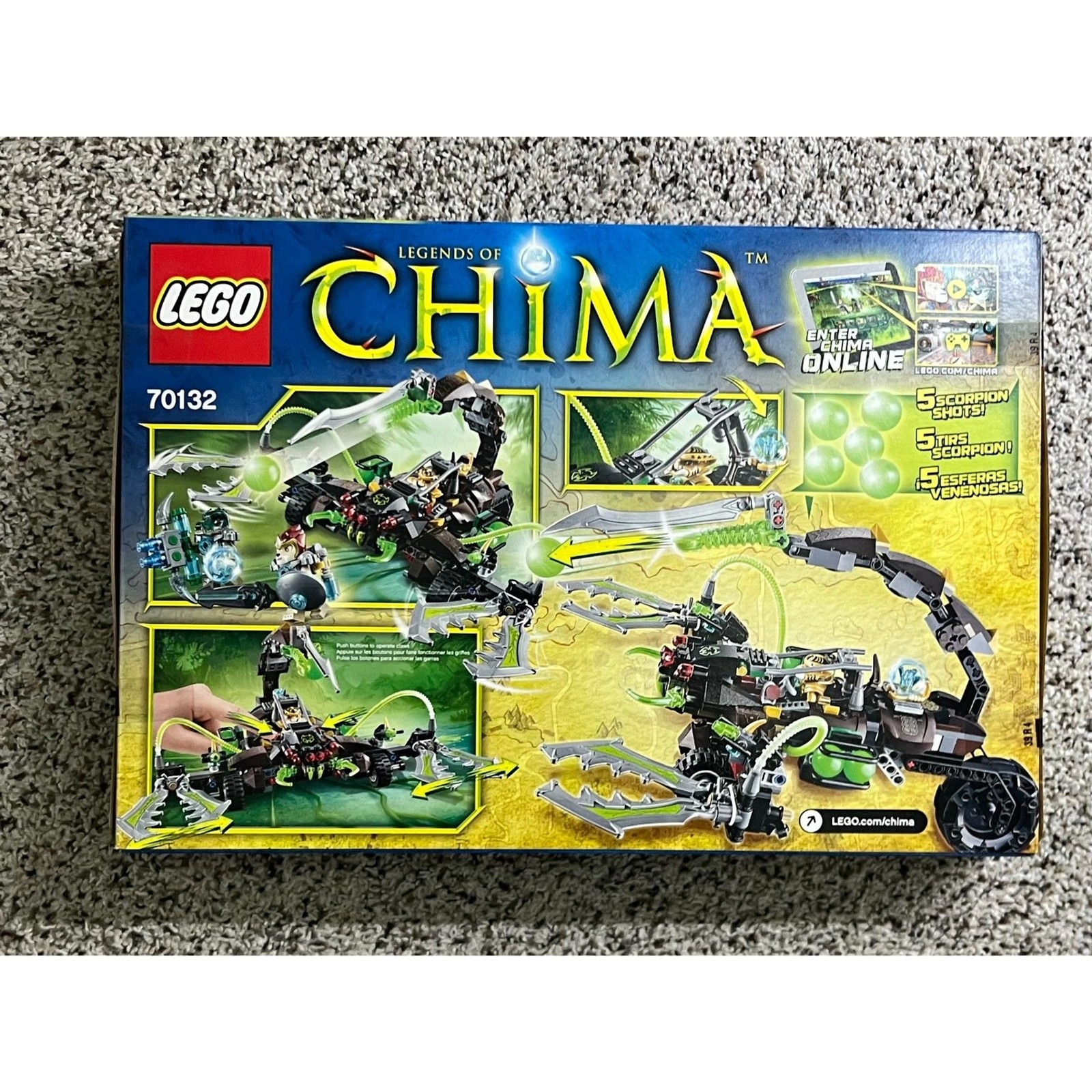 Lego Legends of Chima 70132: Scorm's Scorpion Stinger - New & Factory ...