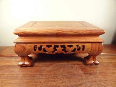 Rectangle Display Stand - Mopane Wood - 12 1/2"x7 1/2 " | eBay