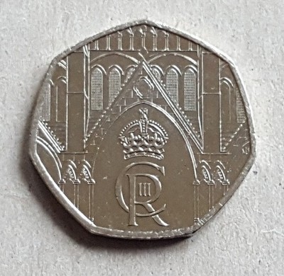 2023 Coronation Of King Charles The 3rd 50p Coin (Without Crown). | eBay UK