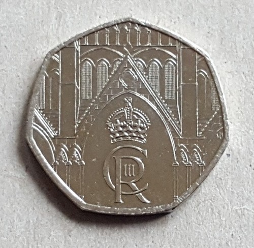 2023 Coronation Of King Charles The 3rd 50p Coin (Without Crown). | eBay UK
