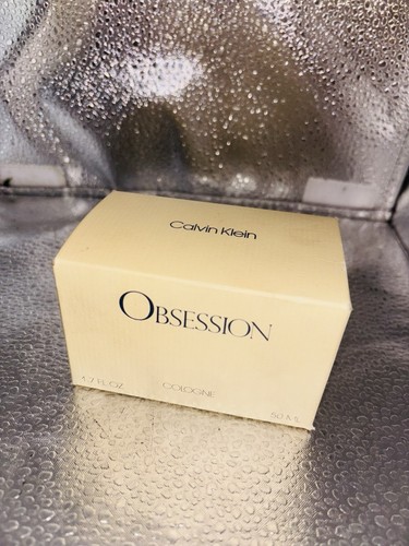 Obsession By Calvin Klein 1.7oz/50ml Cologne Original 80's Vintage new ...