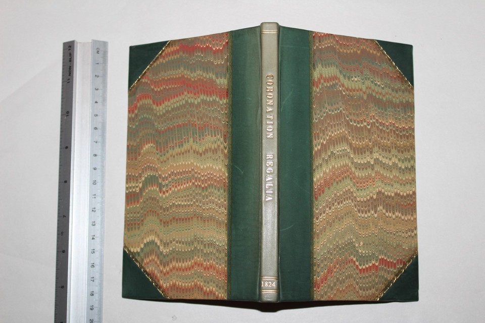 1824 Sir Harry Herald's graphical representation Coronation regalia 4th ...