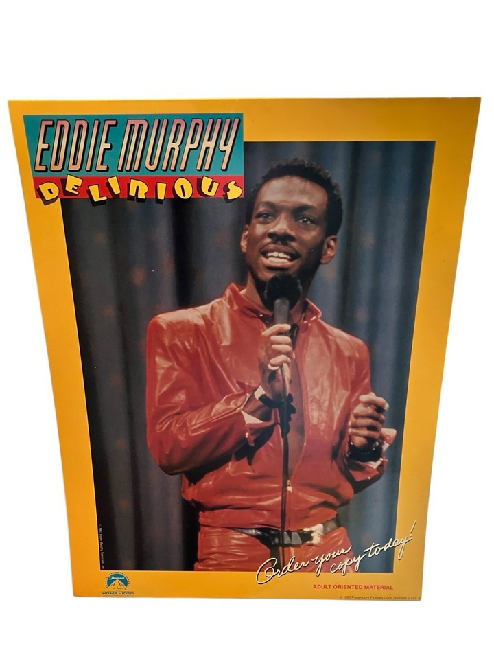 Eddie Murphy Delirious 1983 Video Store Poster 19.5x25.5 and Display ...