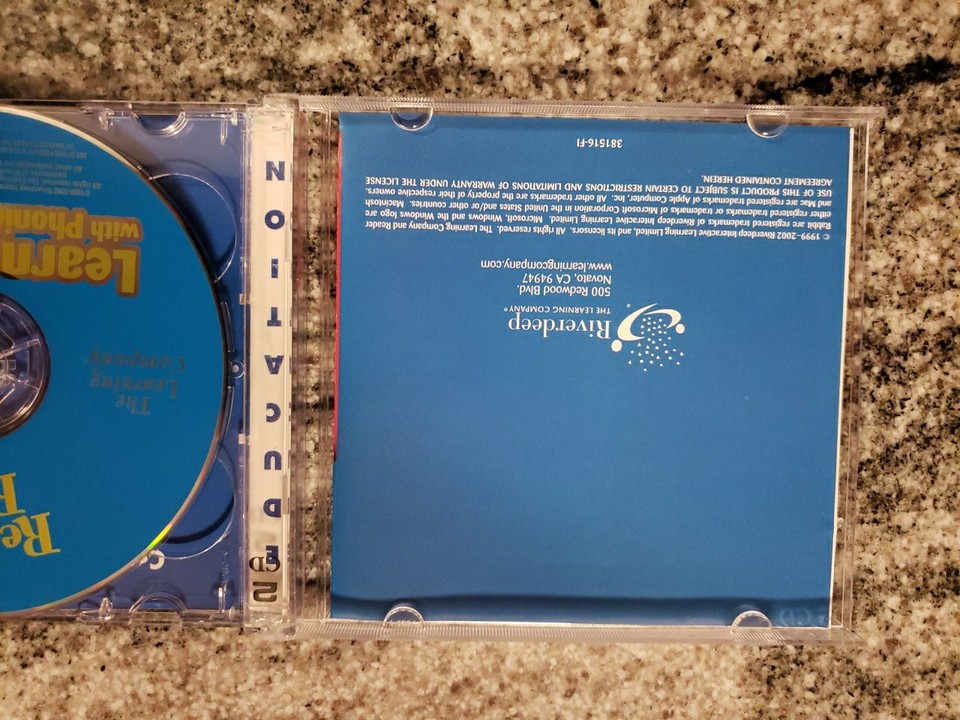 Reader Rabbit Learn to Read Phonics Preschool Kindergarten CD-ROM PC ...