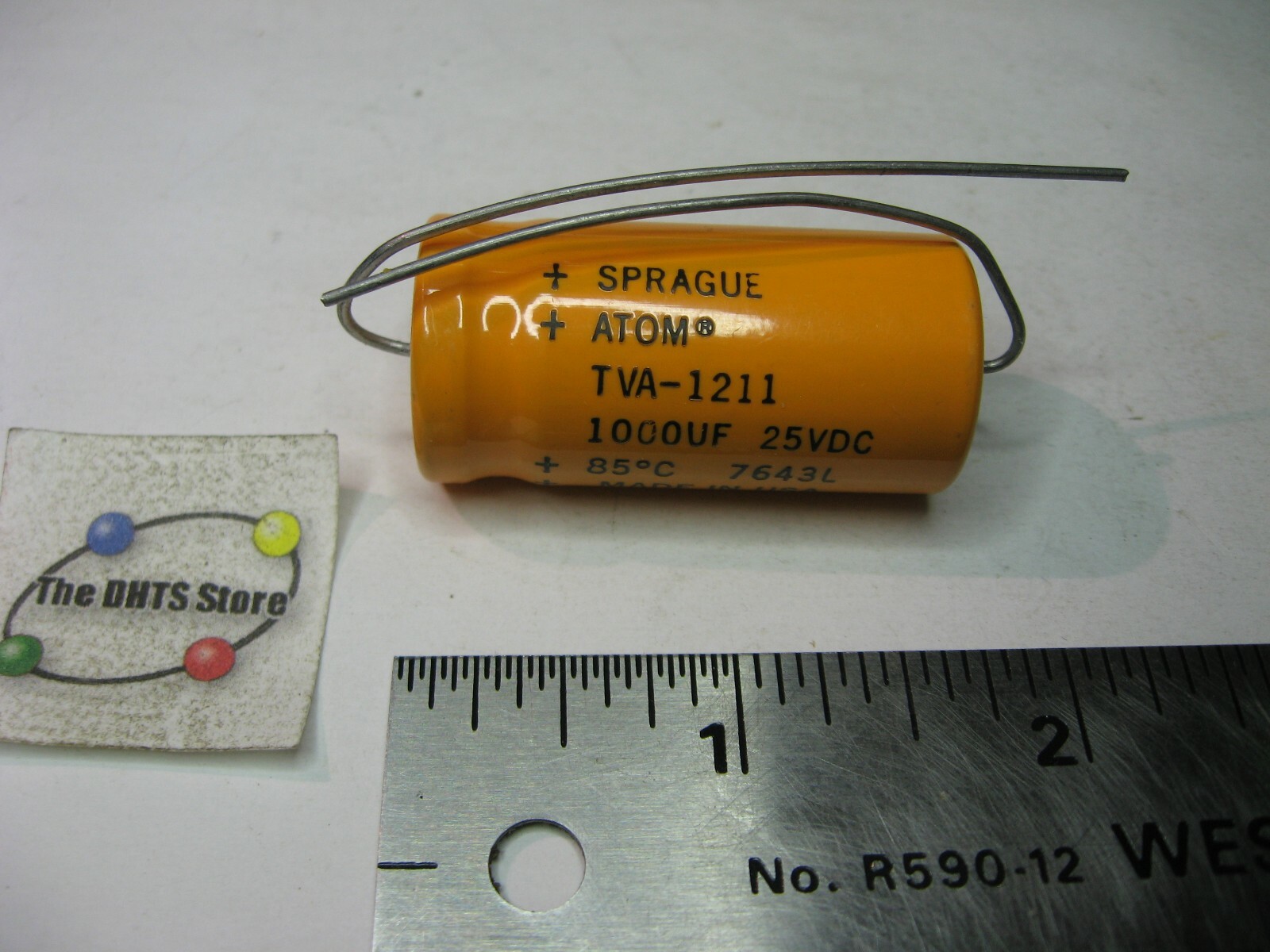 Electrolytic Capacitor 1000uF 25V Sprague Atom TVA-1211 - NOS Qty 1 | eBay