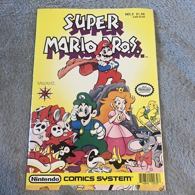 Vintage 1990 SUPER MARIO BROS No. 3 Nintendo Comics System VERY RARE | eBay