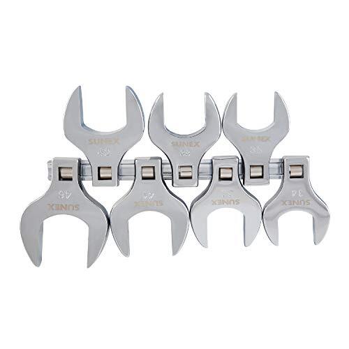 Sunex 9740a 7 Piece 1/2" Dr. Metric Jumbo Crowfoot Wrench Set C ...