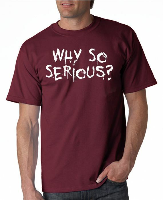 Why So Serious T-shirt Joker Movie 5 Colors S-3XL | eBay