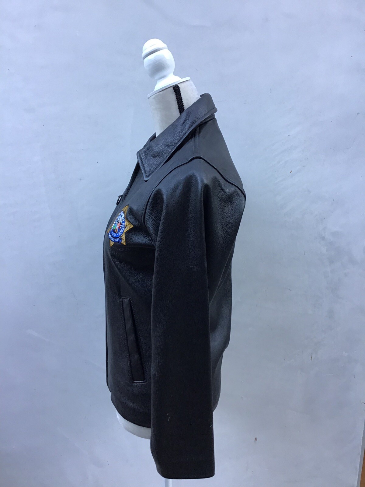 Women’s California Highway Patrol Leather Jacket Size XS/P Never Worn ...